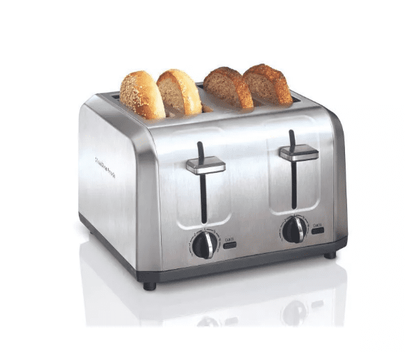 Hamilton Beach 4 Slice Toaster Brushed Stainless Steel - Walmart.com