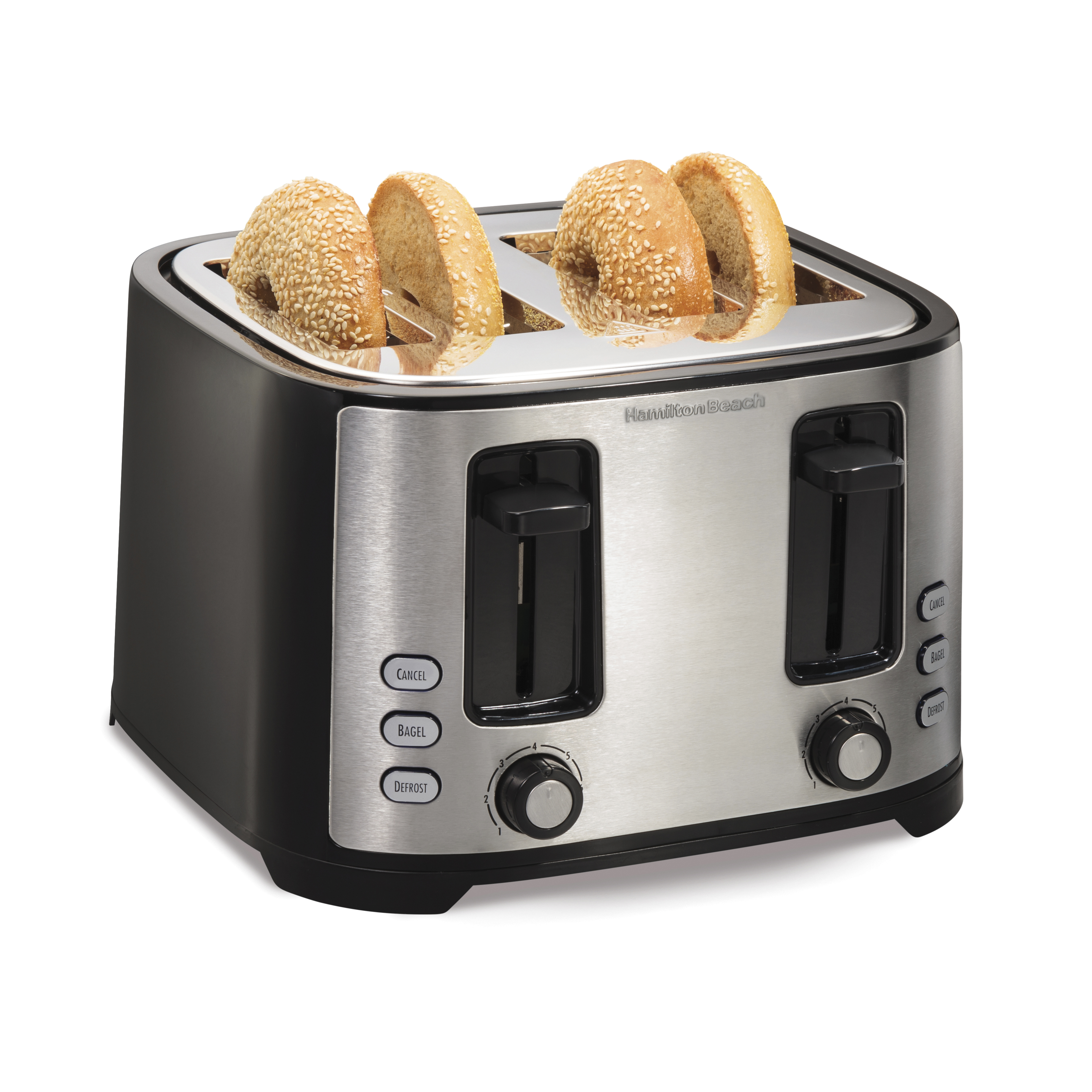 BLACK+DECKER 2-Slice Extra Wide Slot Toaster, Red/Silver, TR1278TRM ...