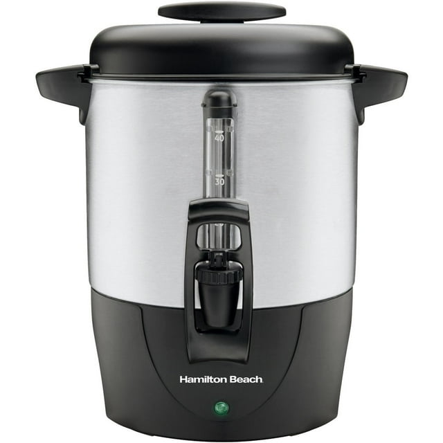 Hamilton Beach 40 Cup Coffee Urn and Dispenser, Silver, 40514R ...