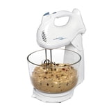 Hamilton Beach Power Deluxe 6-Speed Hand/Stand Mixer, 4-Qt Bowl - White ...