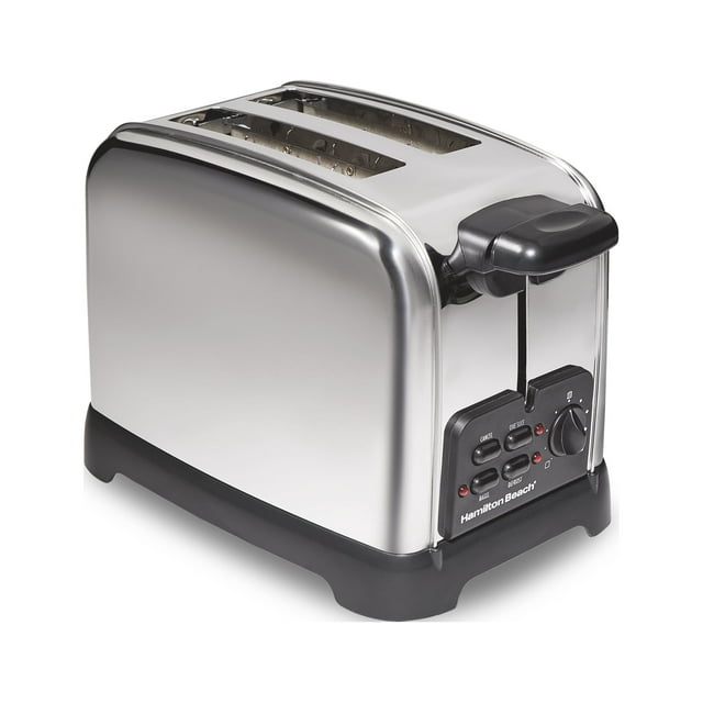 Hamilton Beach 2-Slice Classic Stainless Steel Toaster with Bagel ...