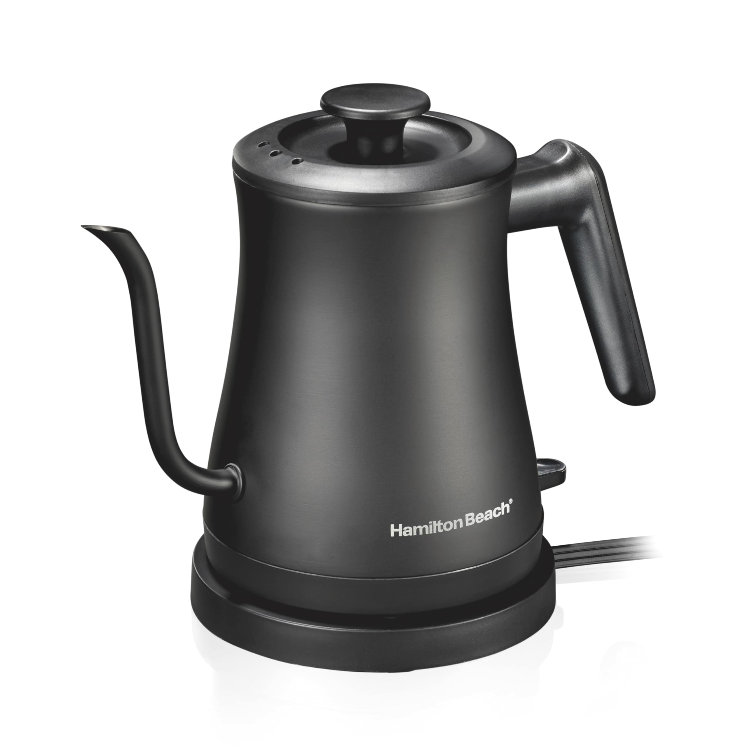 Hamilton Beach Compact 20 oz. / 0.6 Liter Gooseneck Electric Kettle for ...