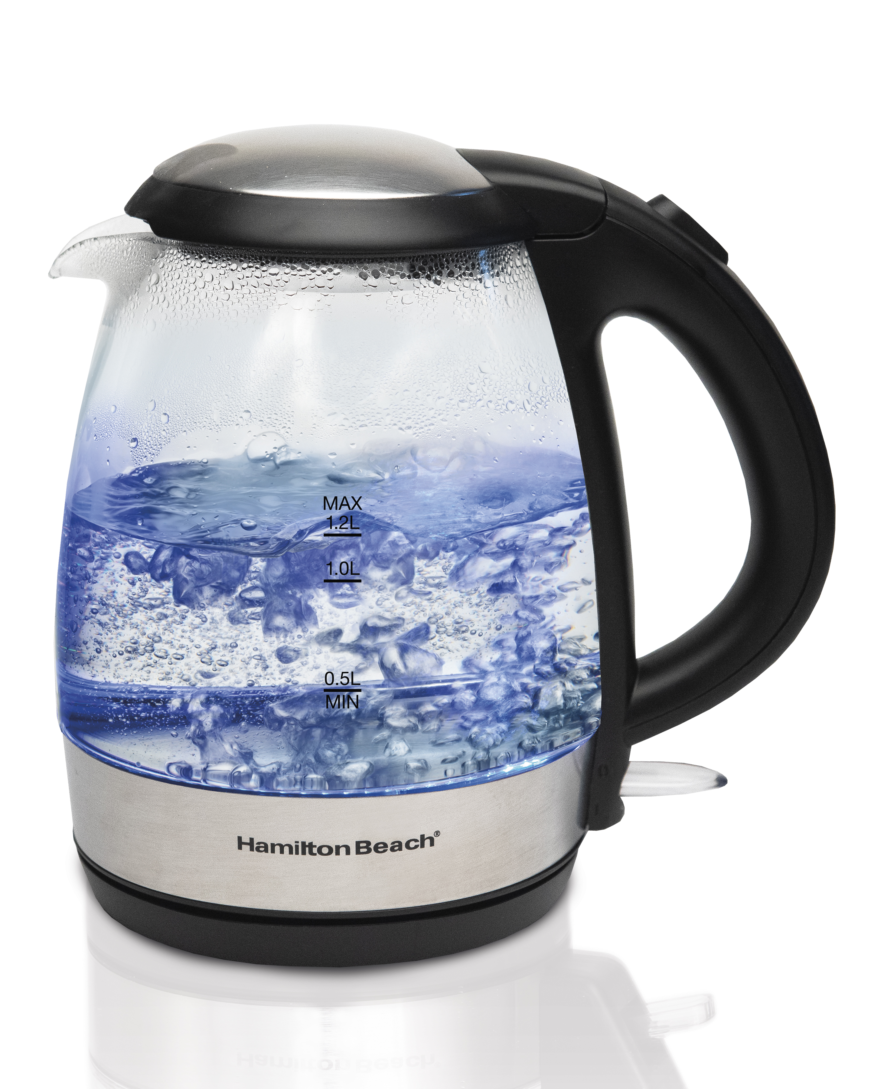 Better Chef 1.7 Liter Glass 360 Degree Cordless LED Electric Kettle in ...