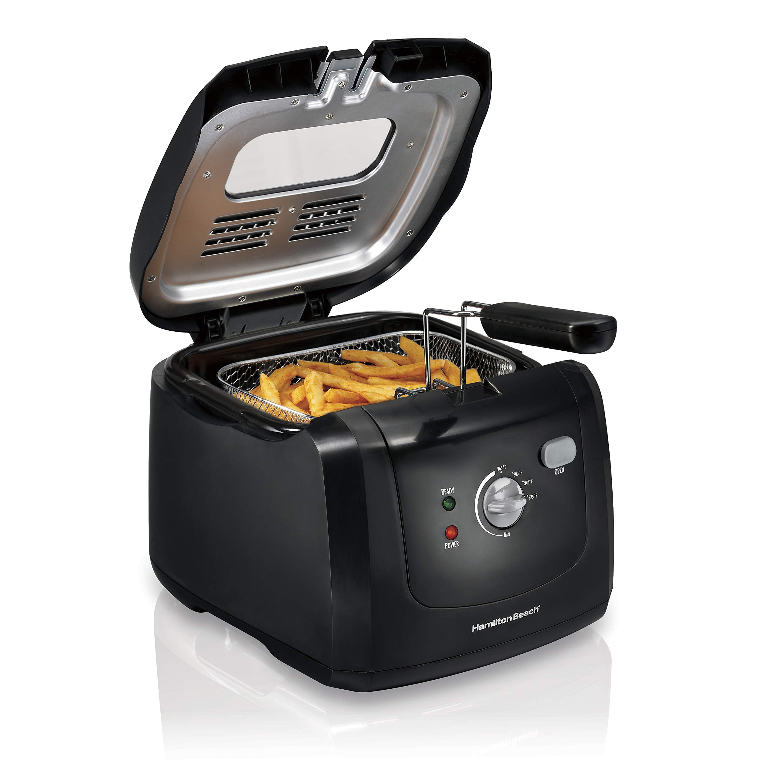 Hamilton Beach Electric Deep Fryer, Cool Touch Sides Easy to Clean ...