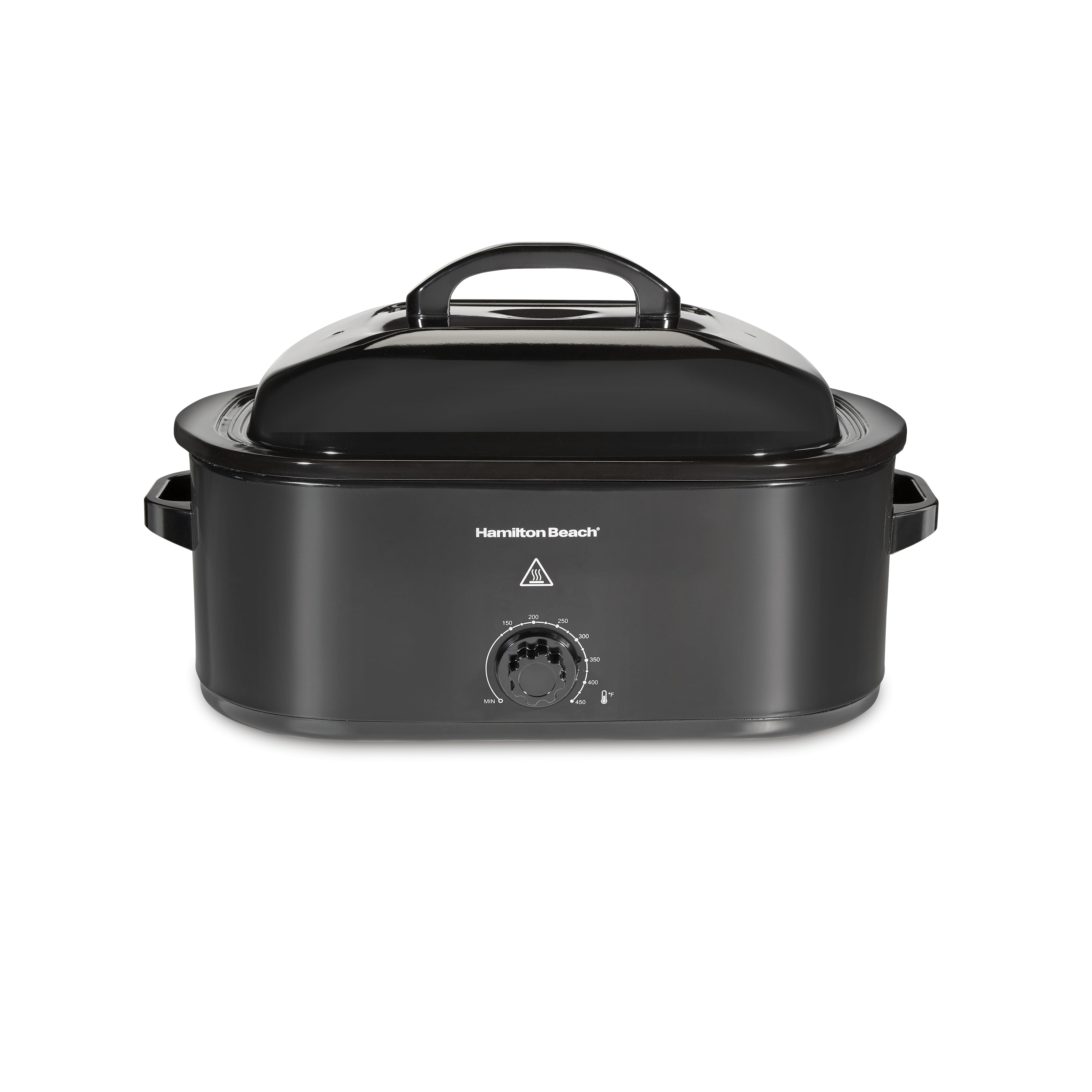Hamilton Beach 20-Quart Electric Roaster Oven, Black, Turkey Cooker ...