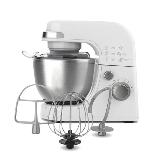 Hamilton Beach Electric Stand Mixer, 4 Quarts, Dough Hook, Flat Beater ...