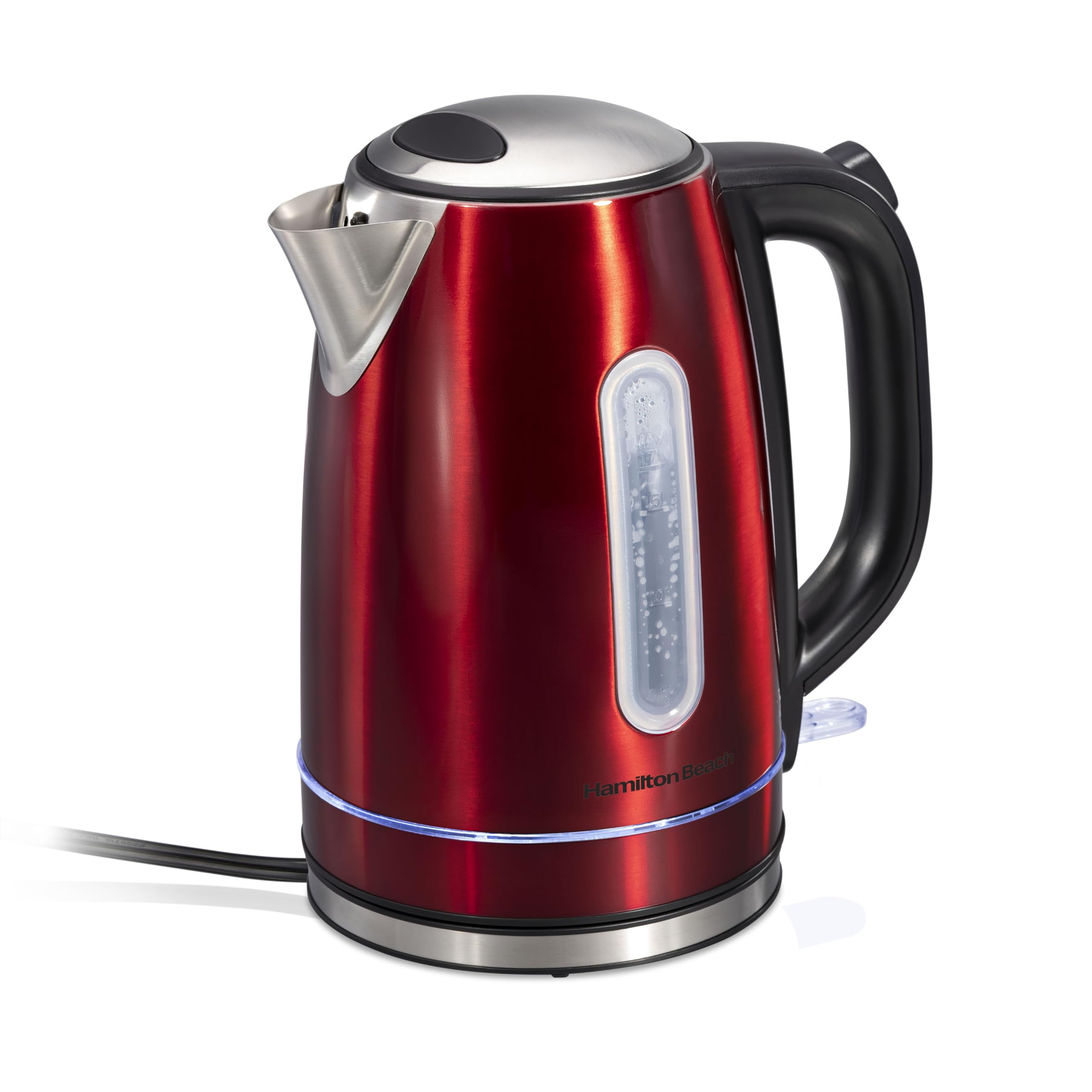 Hamilton Beach Electric Tea Kettle, Water Boiler & Heater, 1.7 Liter ...