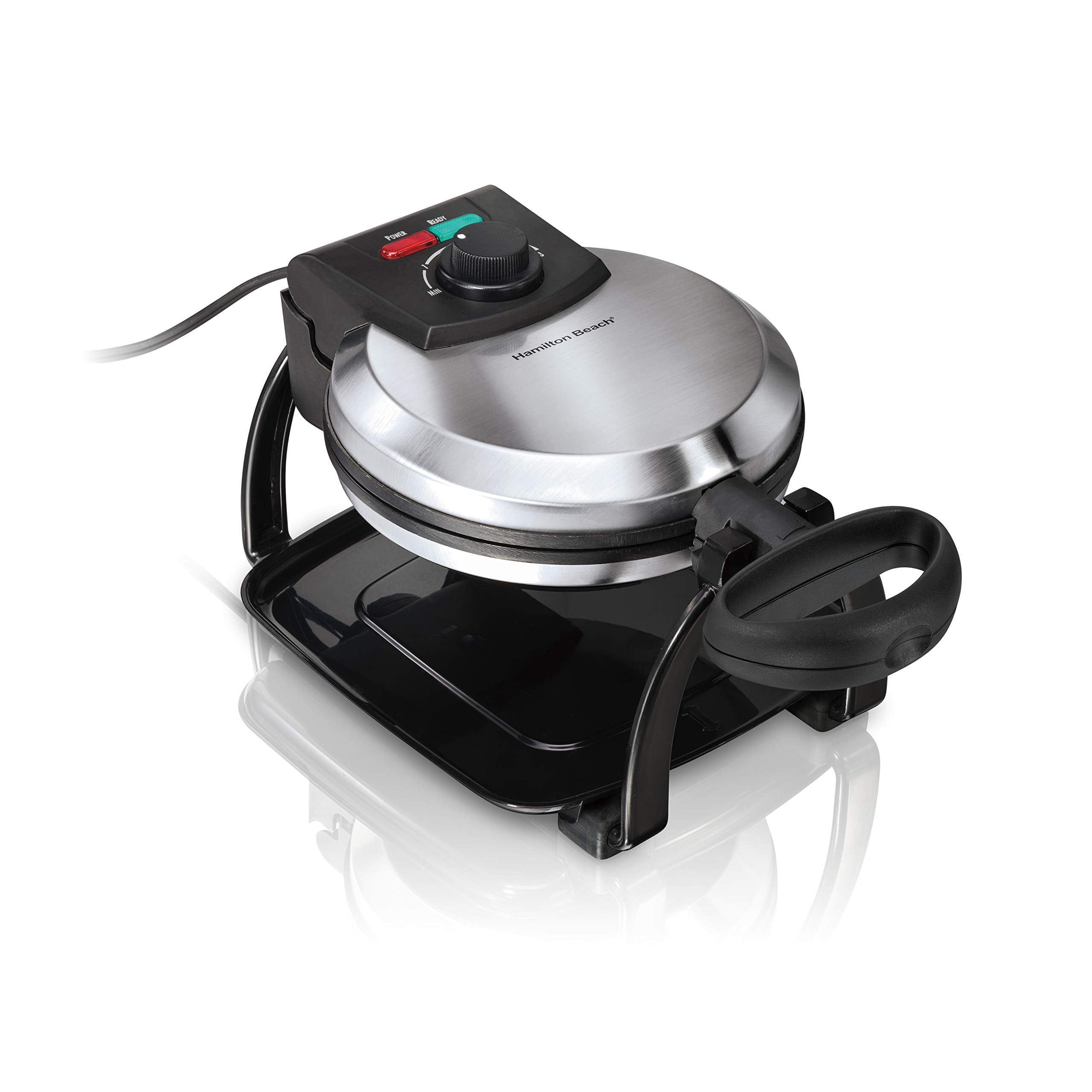 Hamilton Beach Flip Belgian Waffle Maker with Browning Control, Non ...