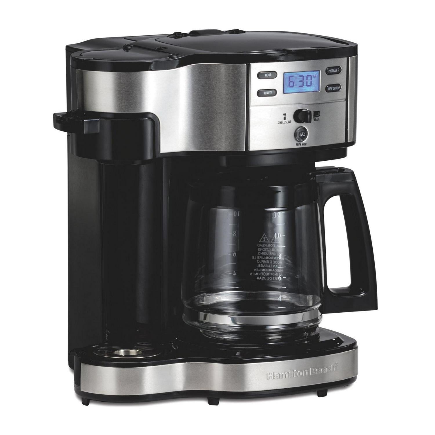 Hamilton Beach Hamilton Beach 2-Way Brewer 12 Cup Glass Carafe ...