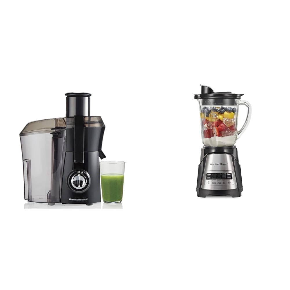 Hamilton Beach Juicer Machine, Big Mouth Large 3” Feed Chute for Whole ...