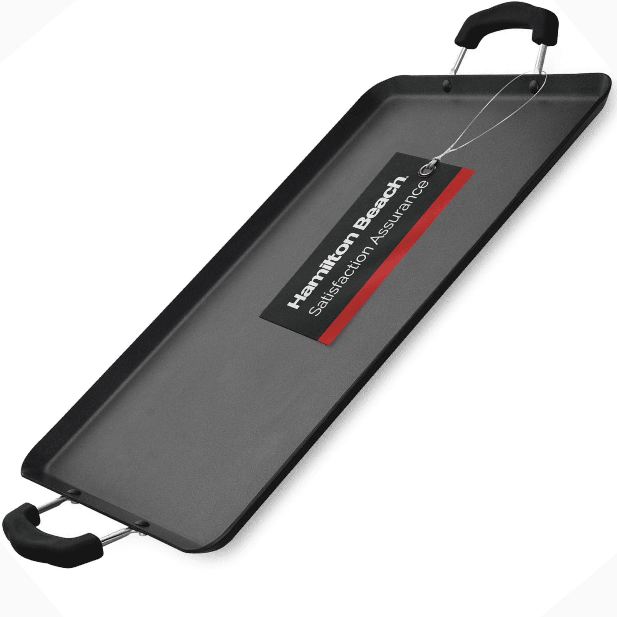 Hamilton Beach Nonstick Double Griddle 19x11-Inch - Black Aluminum ...