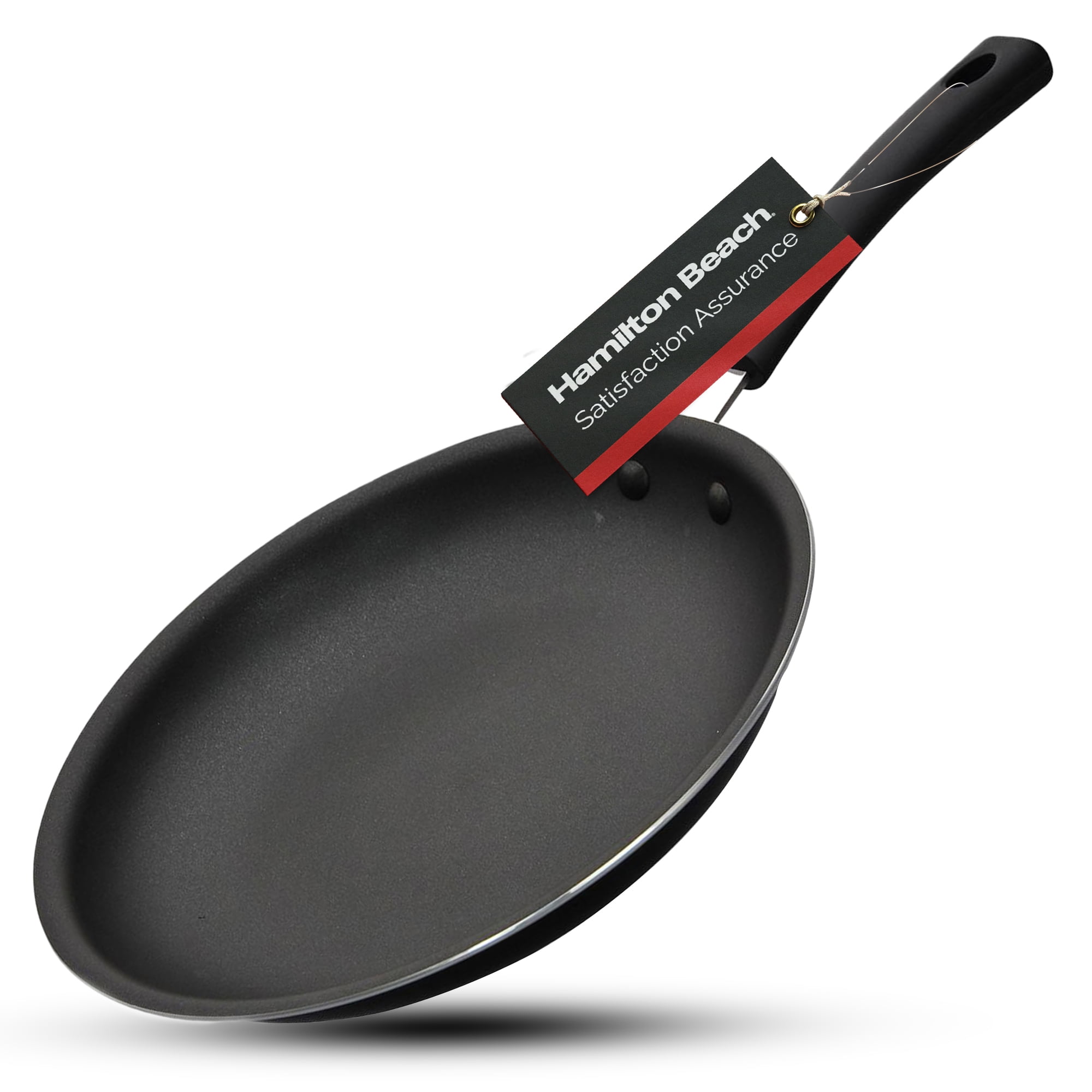 Hamilton Beach Nonstick Interior Fry Pan 8-Inch - Black Aluminum Fry ...