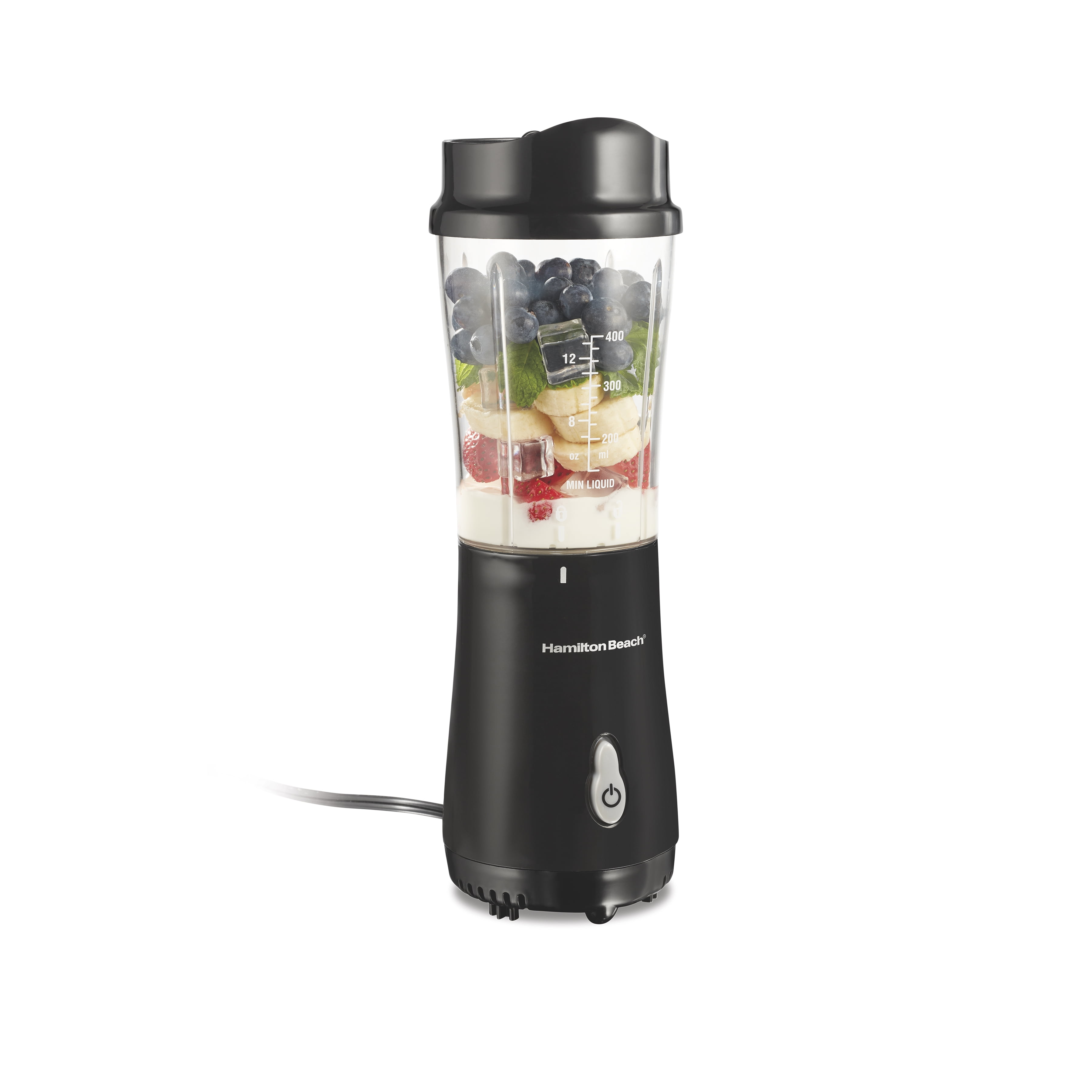 Hamilton Beach Single Serve Kitchen Blender for Smoothies, Protein ...