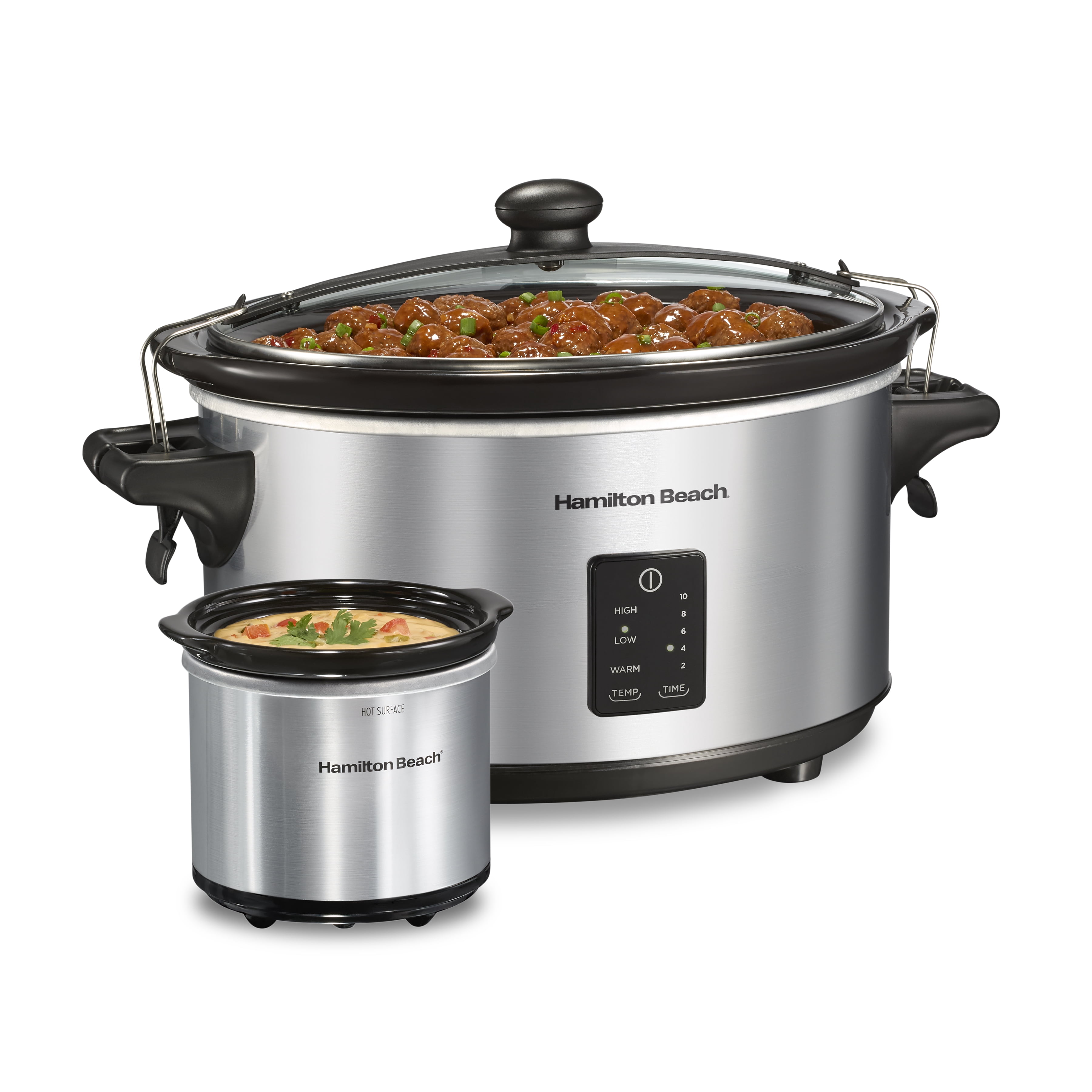 Hamilton Beach 7 Qt Programmable Slow Cooker, Stoneware Crock with ...