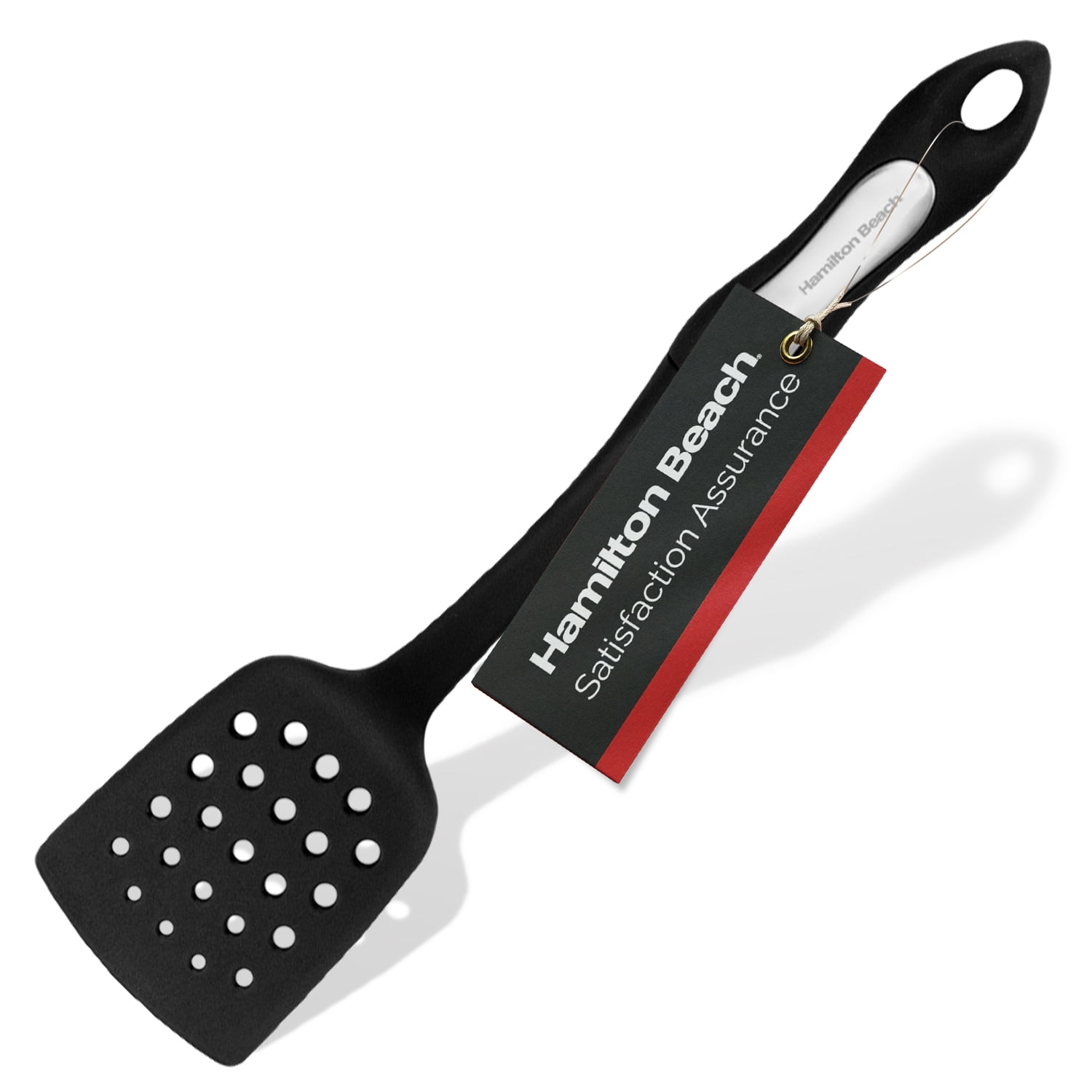 Hamilton Beach Slotted Spatula Turner Hard Plastic Heat-Resistant 14in ...