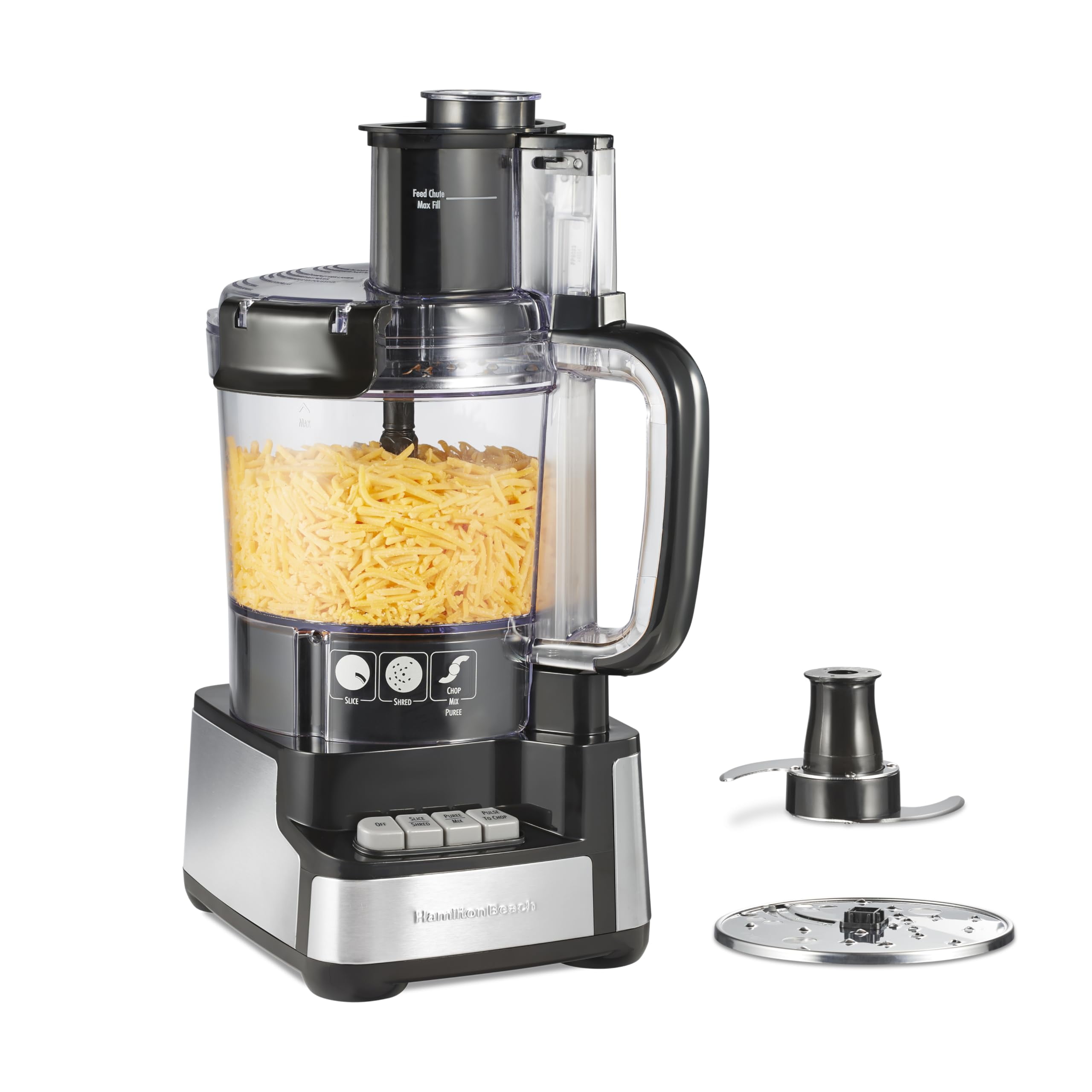 Hamilton Beach Stack & Snap Food Processor and Vegetable Chopper, BPA ...