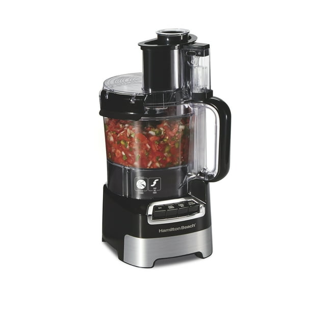 Hamilton Beach Stack and Snap Food Processor with Big Mouth, 10 Cup ...