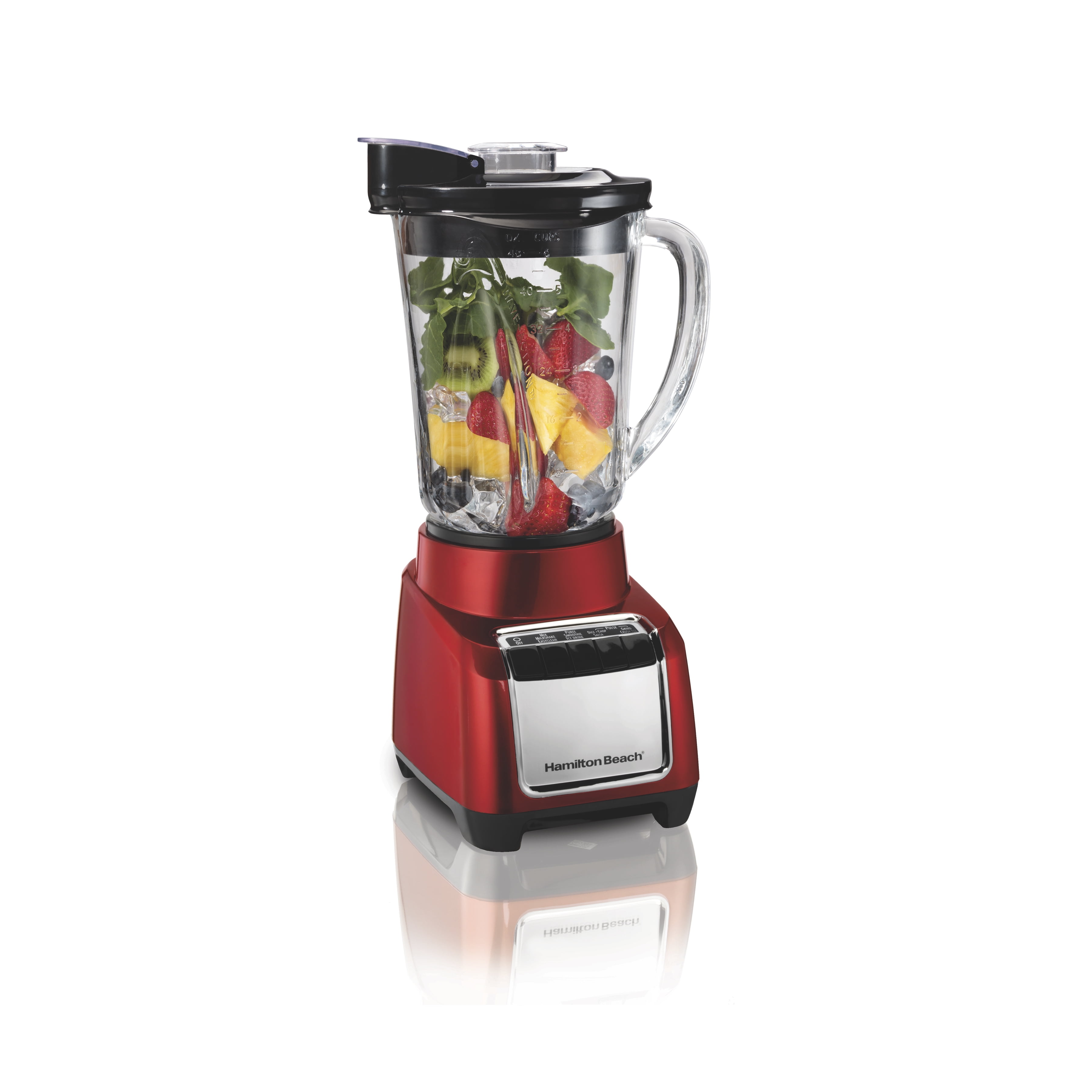 Hamilton Beach Wave Action Blender for Shakes and Smoothies, 48 oz ...
