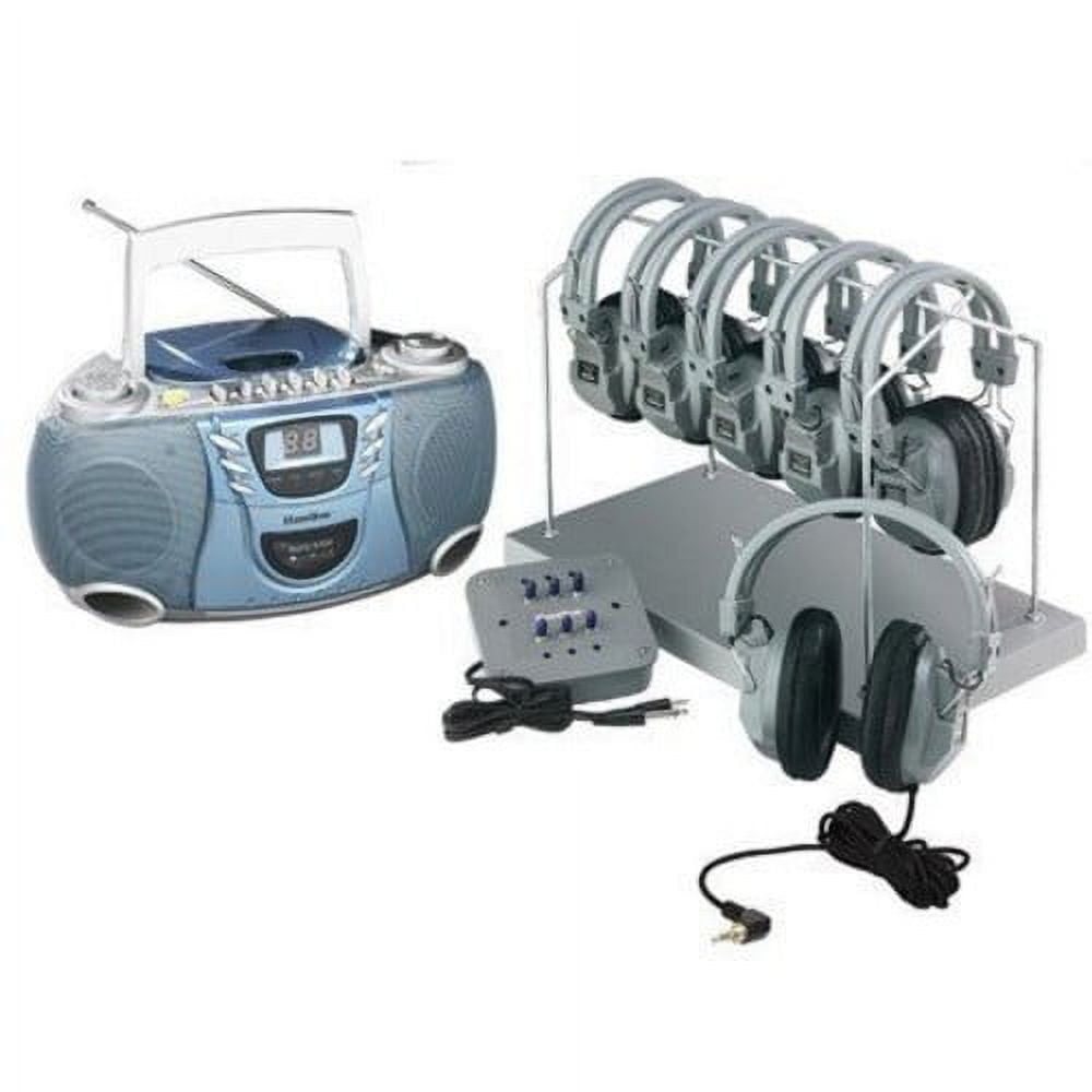 Hamilton Buhl 6 User Cassette/CD/AM-FM Listening Center with Headphone ...