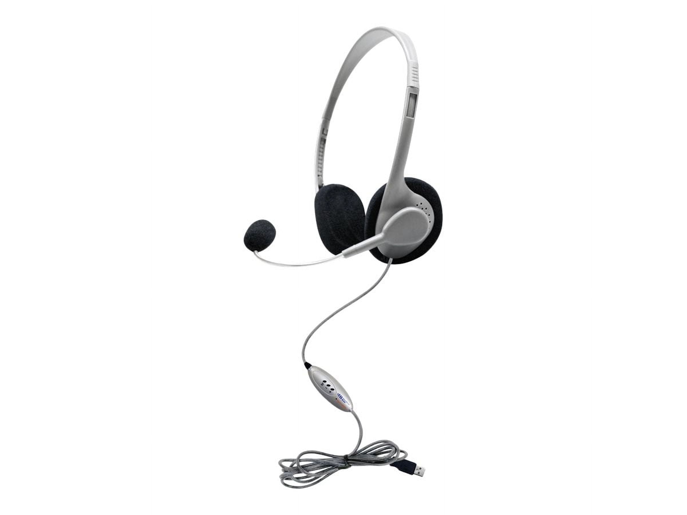 Hamilton Buhl Personal Headset With Goose Neck Microphone Usb Plug Foam ...
