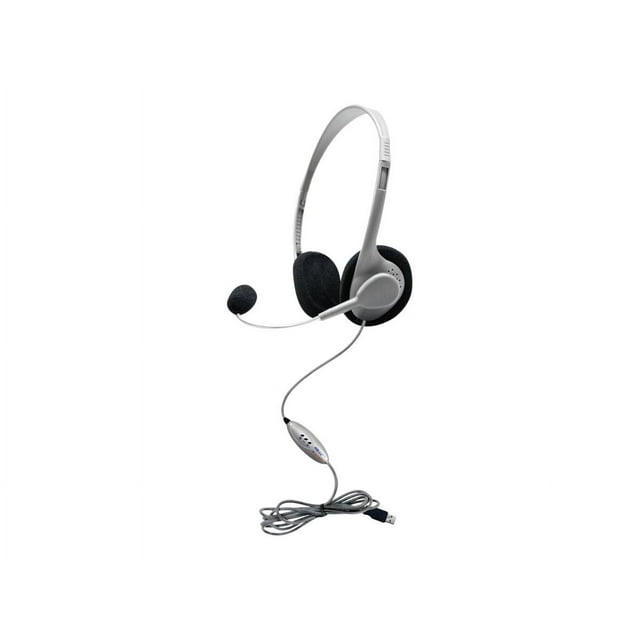Hamilton Buhl Personal Headset With Goose Neck Microphone Usb Plug Foam ...