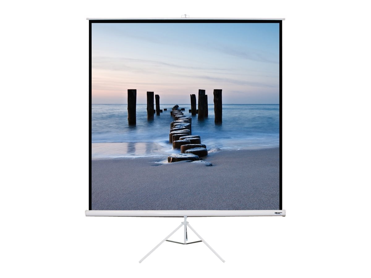 80x80 TPS-T80 - Matte White Fabric - Square Format Projector Screen ...