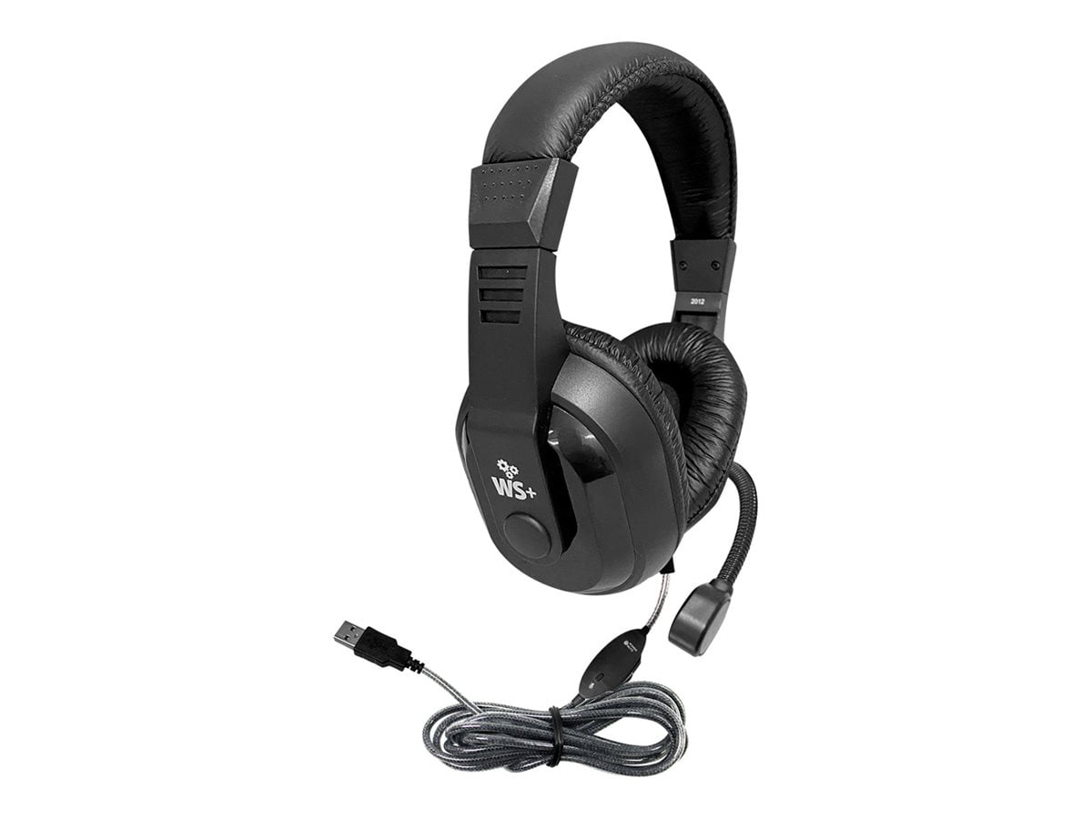 Hamilton Buhl WorkSmart Plus - Headset - full size - wired - USB (pack ...