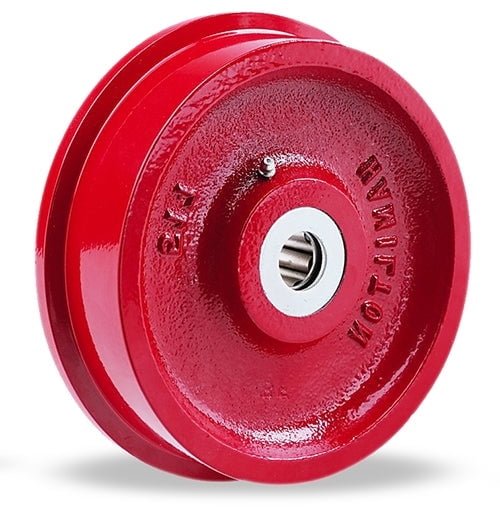 Hamilton Cast Iron Single Flanged Track Wheel 7 7/8" Diameter - WFT-8H ...