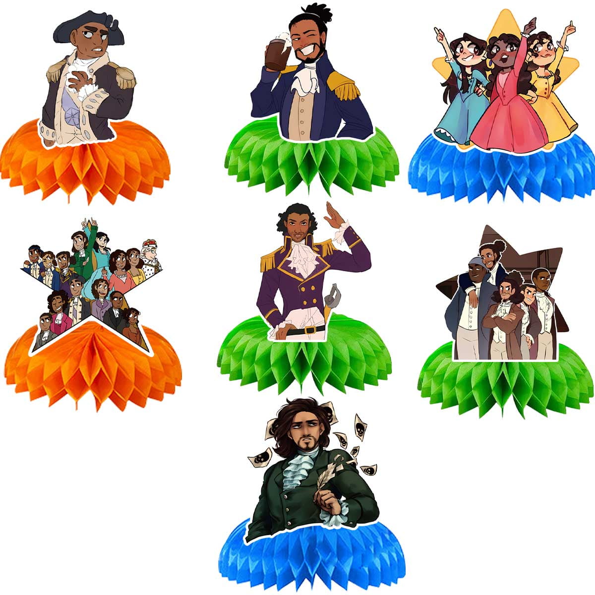 Hamilton Centerpieces Honeycomb Table Toppers Decorations for Photo ...