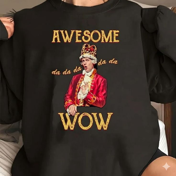 Hamilton Da Da Da Dat Da Sweatshirt, Fun Retro Fan Statement Graphic ...