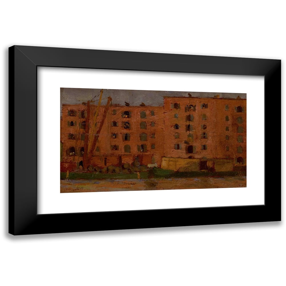 Hamilton Easter Field 14x10 Black Modern Framed Museum Art Print Titled ...