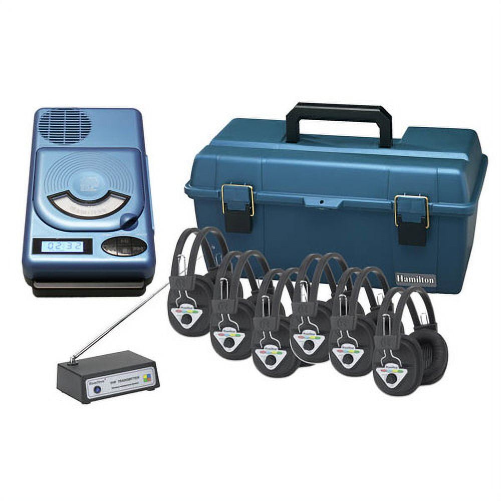 Hamilton Electronics 6 Person Wireless Deluxe CD / USB / MP3 Listening ...