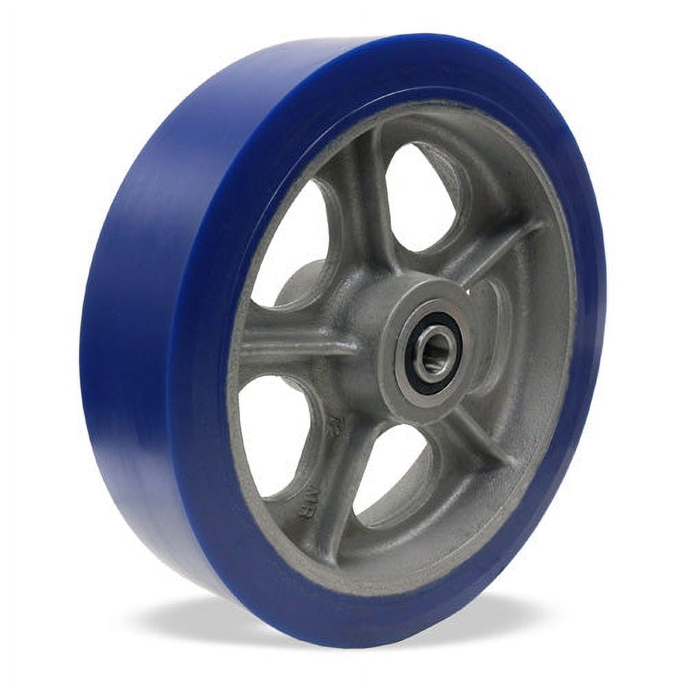 Hamilton Ergo-Glide XT Wheel - 12" Dia, 3" Wide, Polyurethane on Cast ...