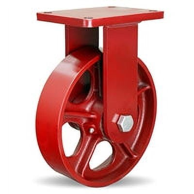 Hamilton Extra Heavy Duty Rigid Caster with 10" x 2 1/2" Metal Wheel ...