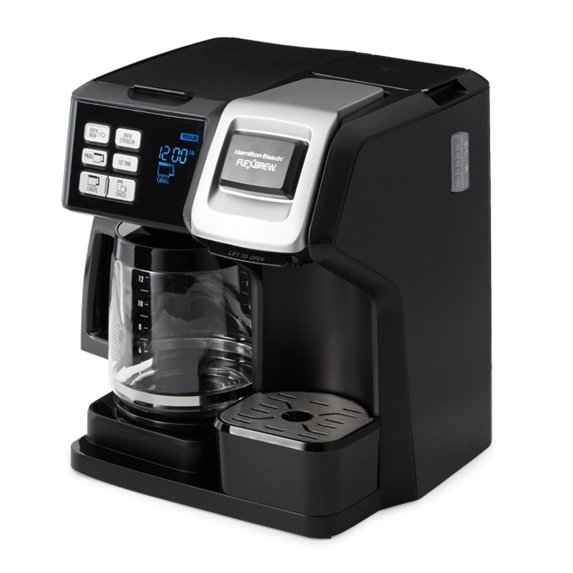 Hamilton Beach FlexBrew 2-Way Coffee Maker, 12 Cup, Auto Shut-off ...