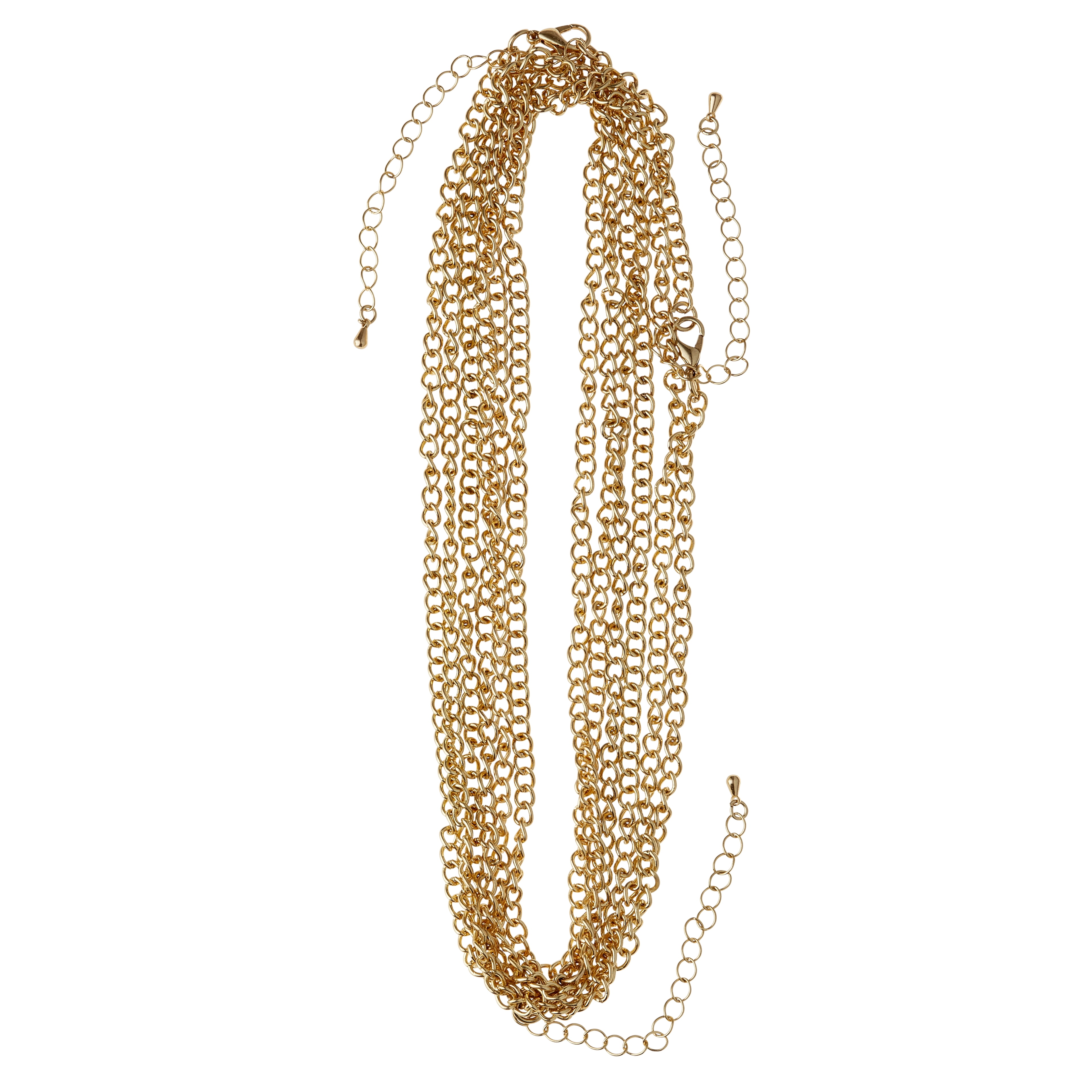 Hamilton Gold Curb Chain Necklaces By Bead Landing™ - Walmart.com