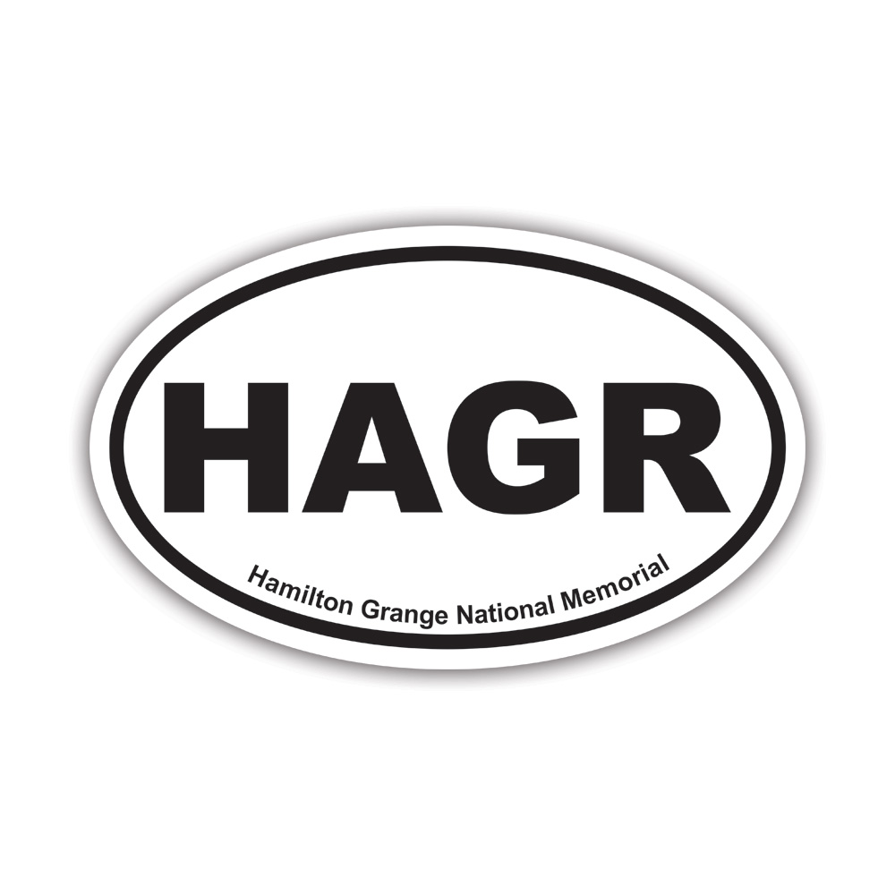 Hamilton Grange National Memorial HAGR Oval Sticker Decal - Self ...