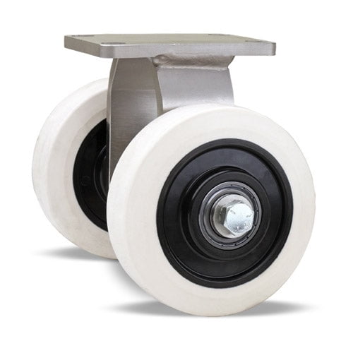 Hamilton HENS2 Dual Wheel Rigid Caster - 520 lbs Load 4" Ultratherm ...