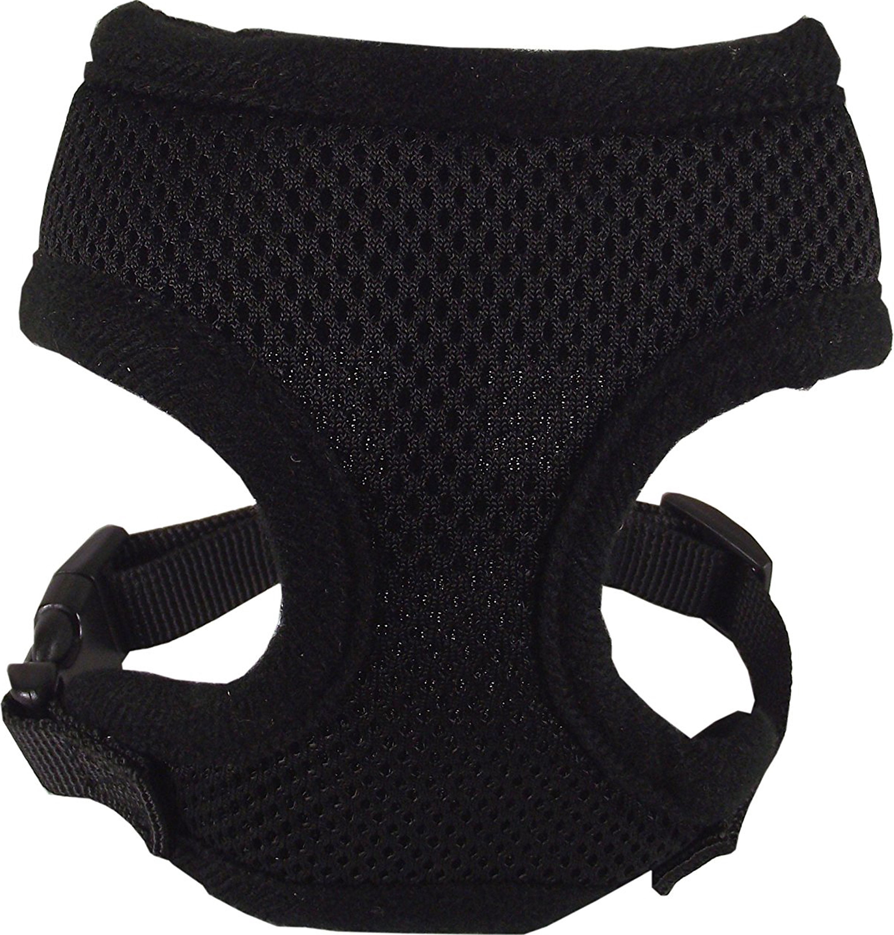 Hamilton Halter Company-Mesh Rooster Harness- Black 5/8x14-20 - Walmart.com