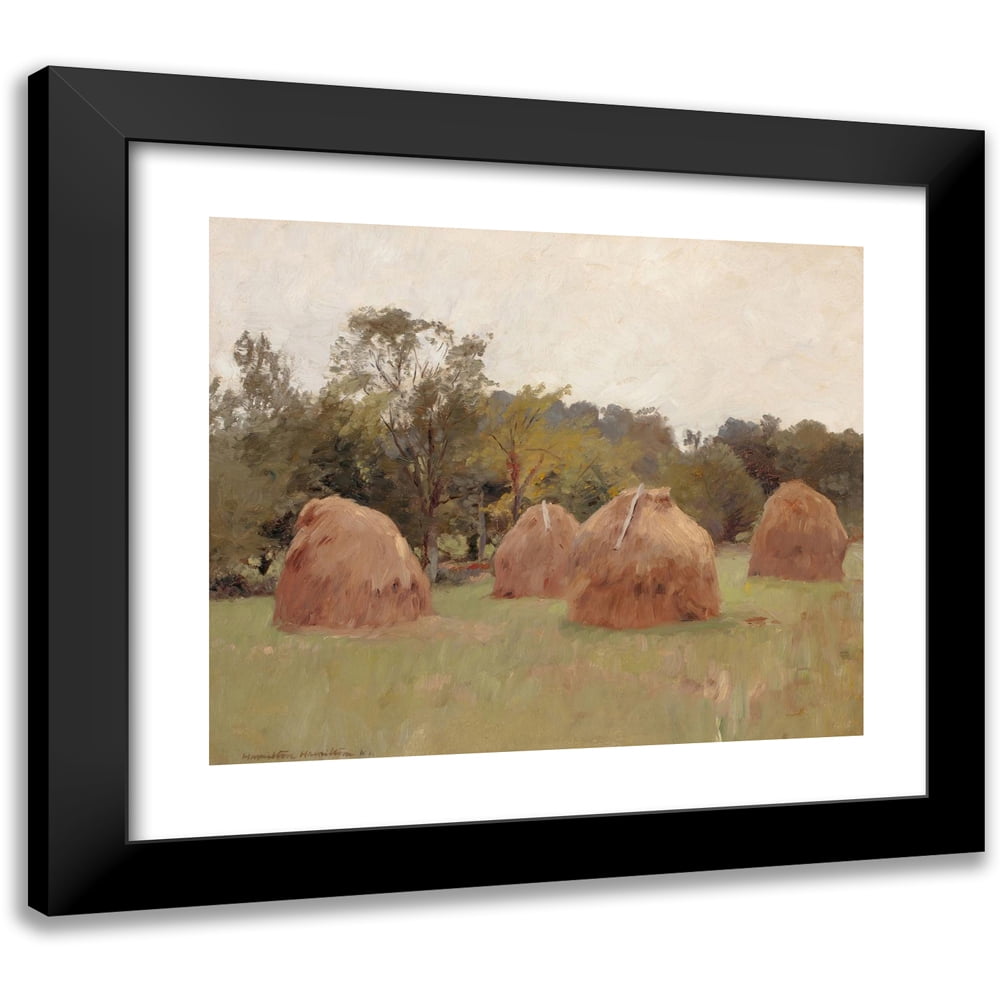 Hamilton Hamilton 14x12 Black Modern Framed Museum Art Print Titled ...