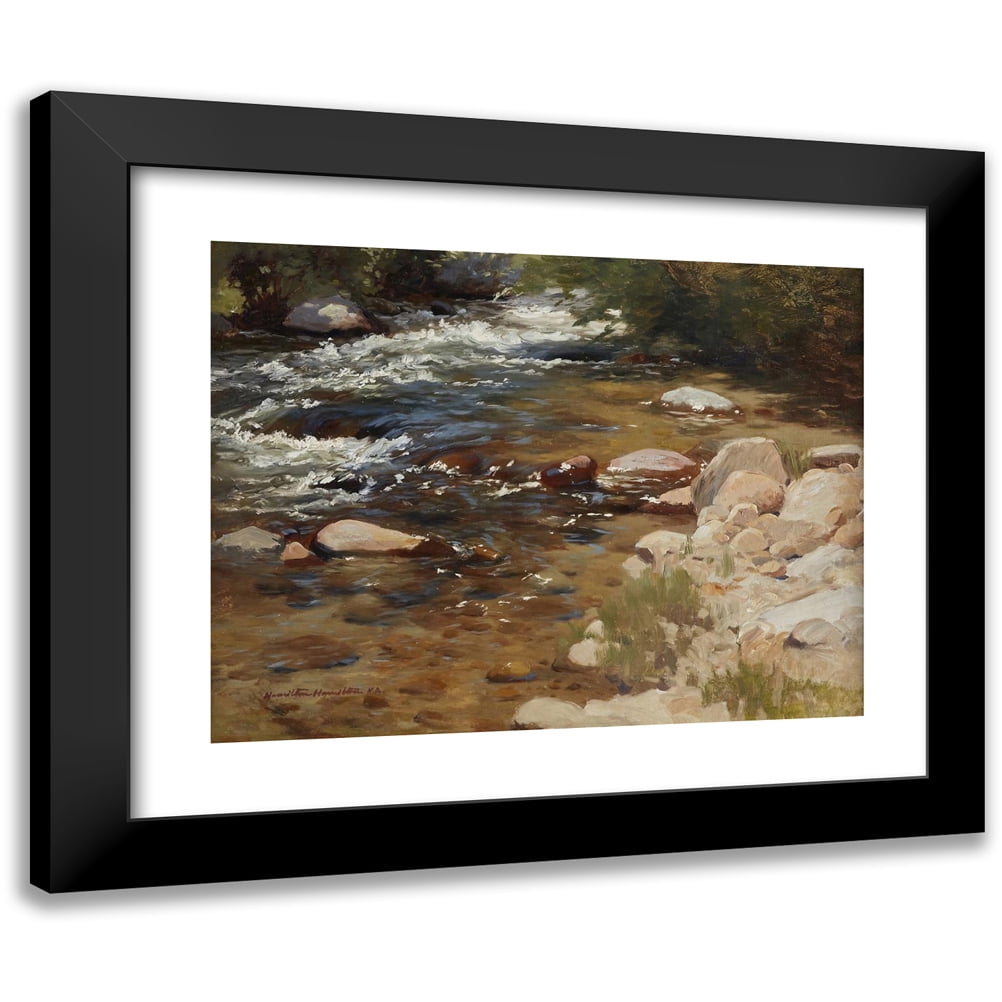 Hamilton Hamilton 24x19 Black Modern Framed Museum Art Print Titled ...