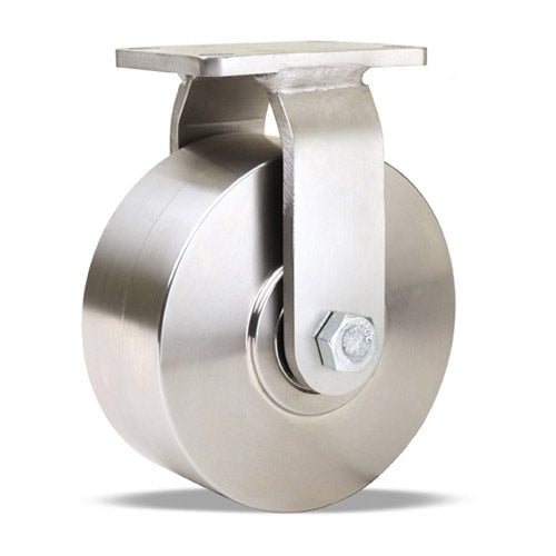 R-ENS-5SB Hamilton 5" Stainless Steel Rigid Caster - Solid Wheel with ...