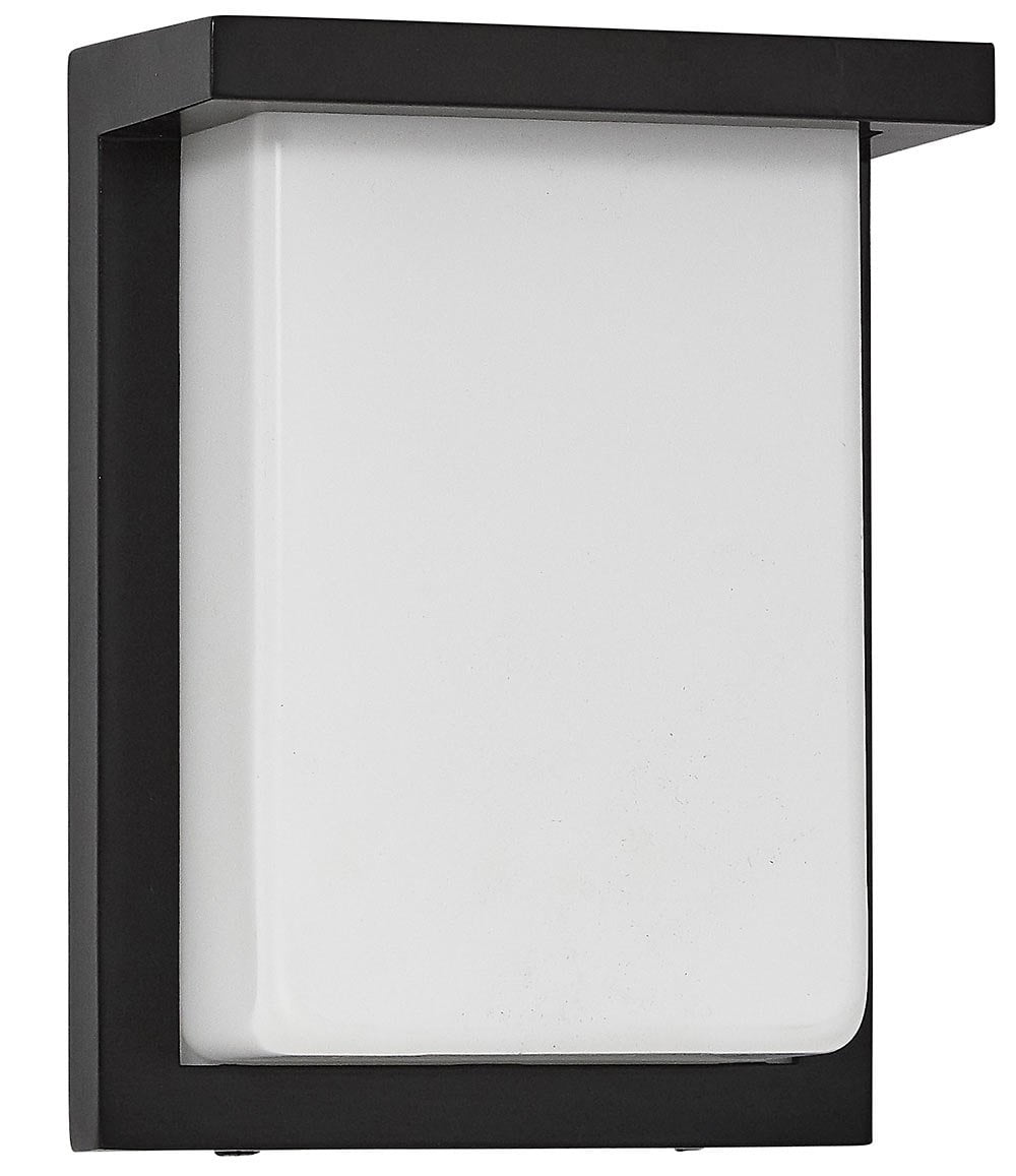 Hamilton Hills Black 8 Inch Outdoor Wall Sconce | Modern LED Porch ...