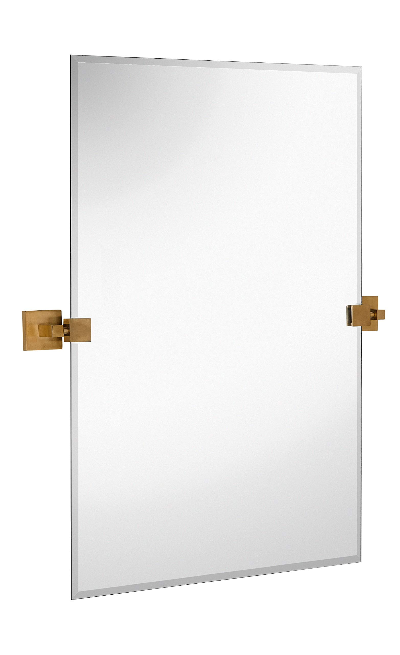 Free Shipping! \Hamilton Hills Gold Pivot Mirror 20\\ X 30\\ Rectangle ...
