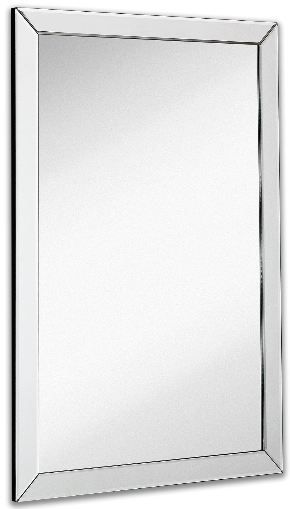 Hamilton Hills Large Rectangle Wall Mirror, 2 Inch Beveled Frame, 24 x 36 Inches - Walmart.com