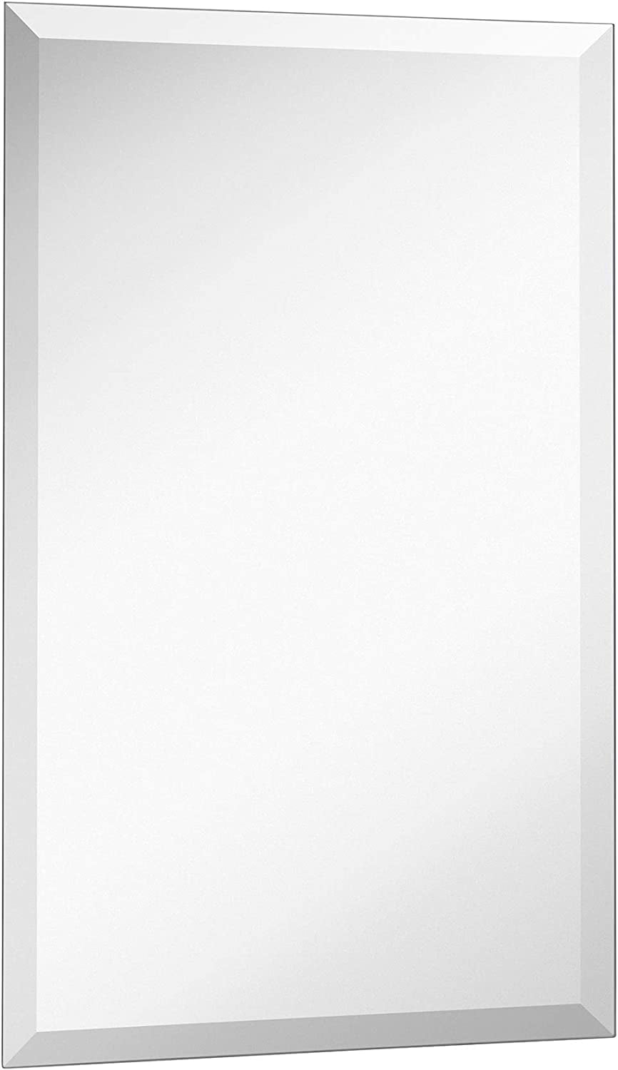 Hamilton Hills Large Frameless Mirror- 16x24 inch Premium Rectangle ...