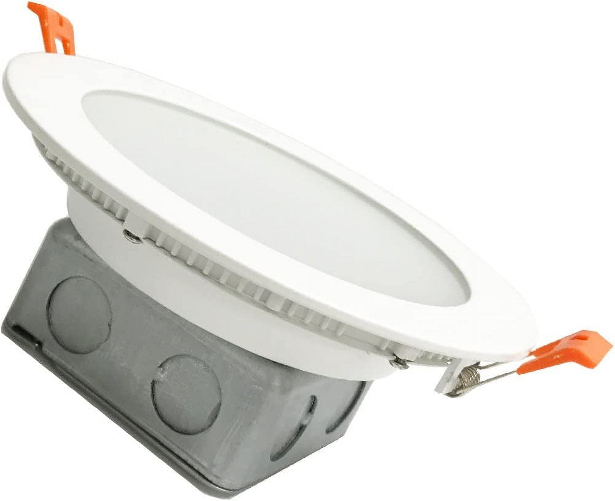 Hamilton Hills Round Flush Mount Recessed LED Light | Thin Ceiling Cans ...