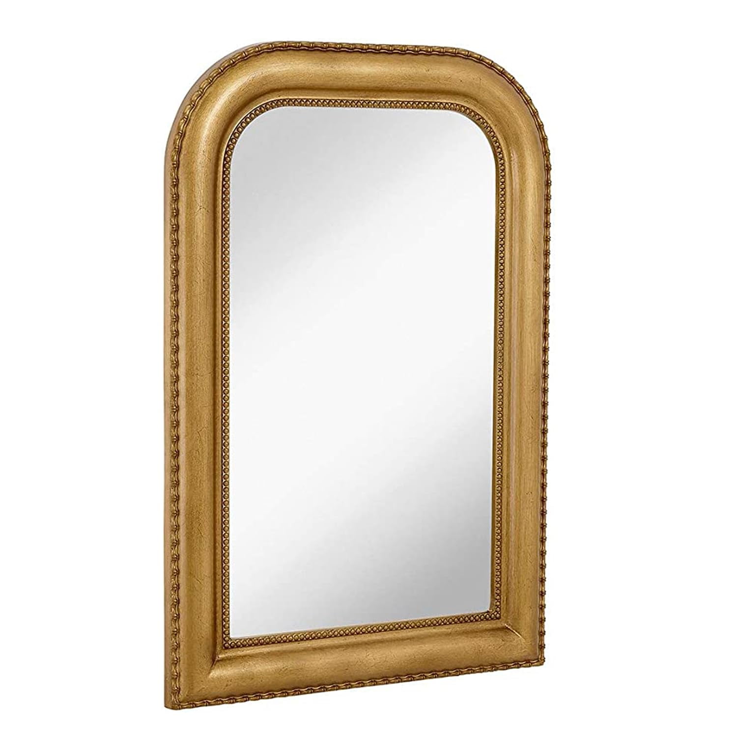 "Hamilton Hills 30""x40"" Large Gold Wall Mirror with Thick Curved Top ...