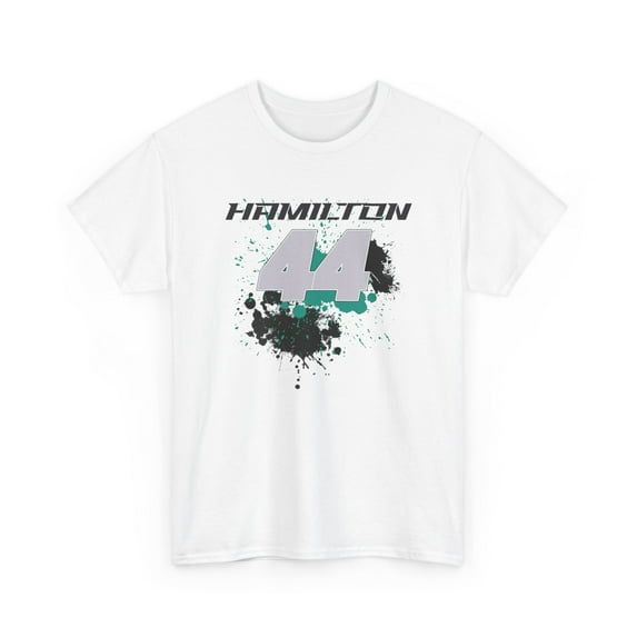 Hamilton Inspired T-Shirt | Racing Driver Motorsport Unisex Tee (White ...