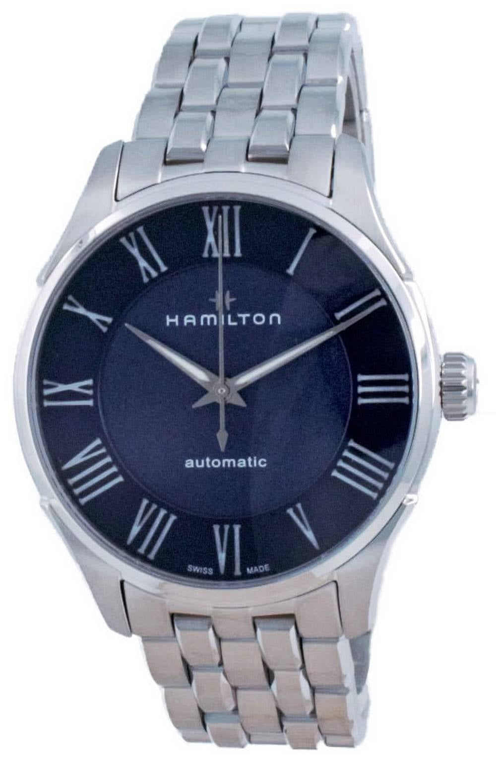 Hamilton Jazzmaster Automatic Blue Dial H42535140 Men's Watch - Walmart.com